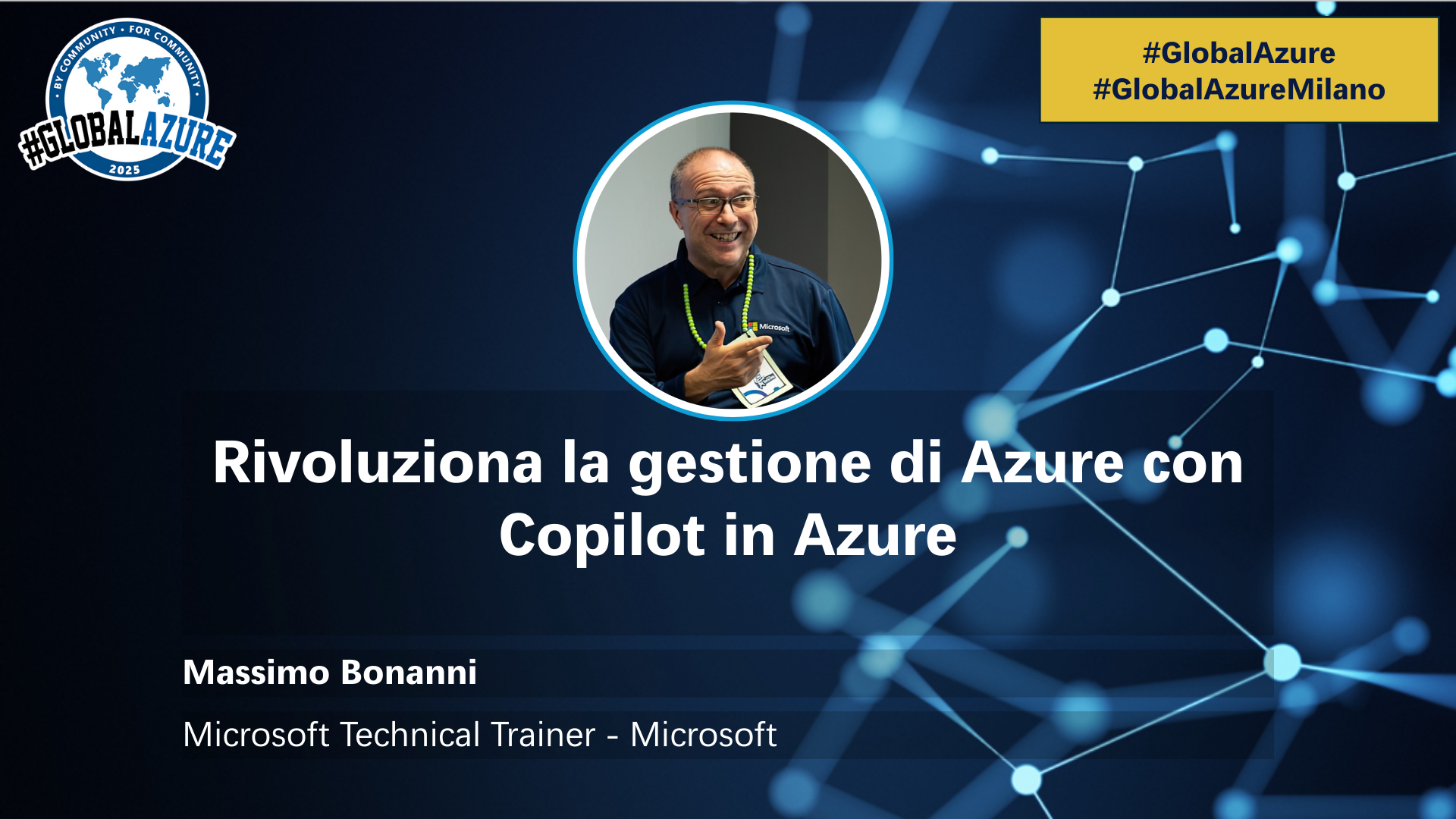 Evento "Global Azure Milano 2025" - Azure Meetup Milano