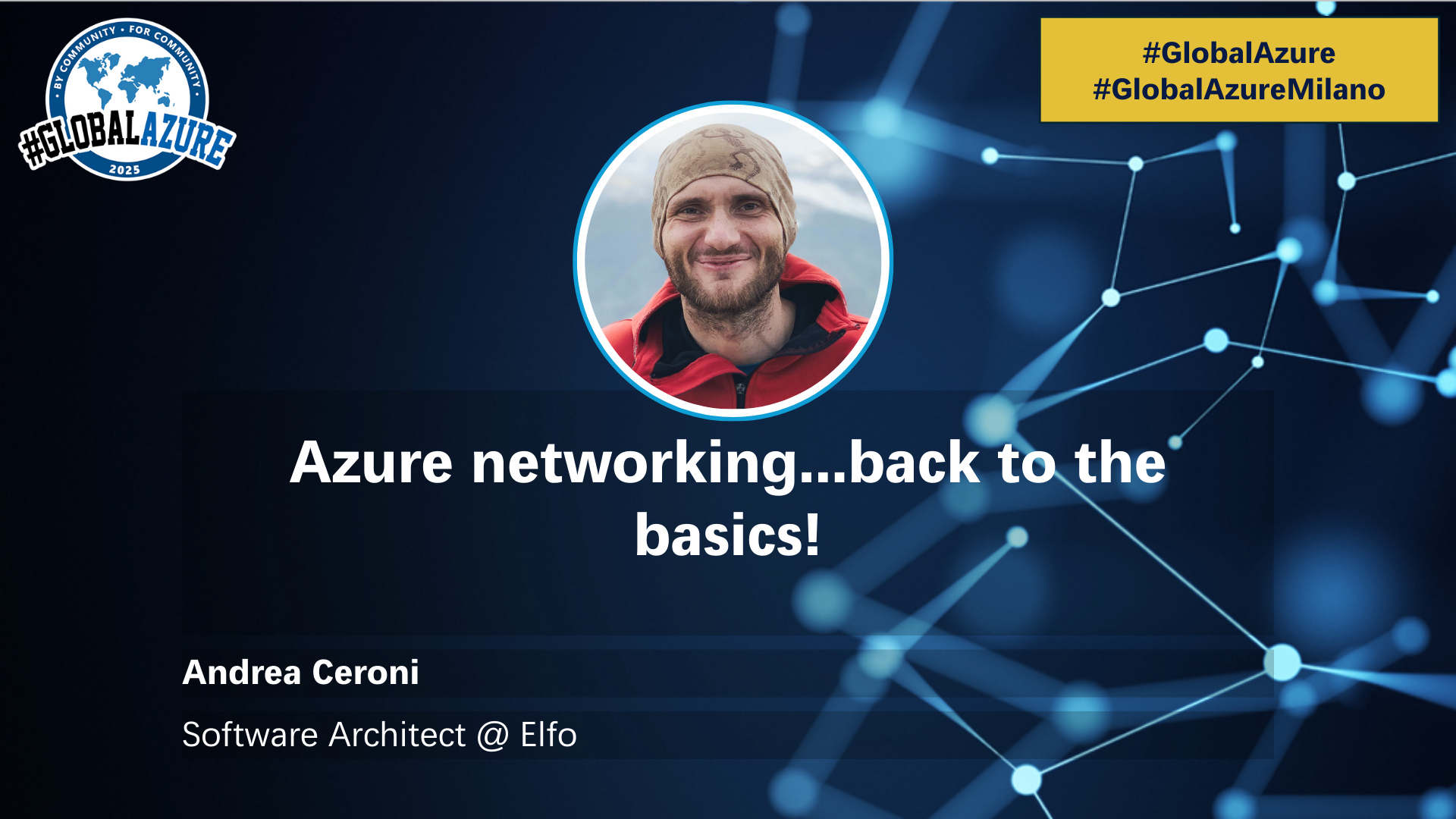 Evento "Global Azure Milano 2025" - Azure Meetup Milano