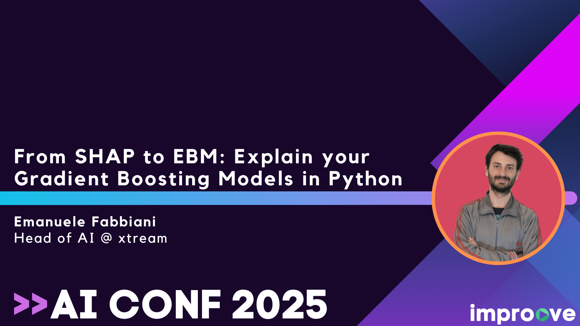 Sessione From SHAP to EBM: Explain your Gradient Boosting Models in ...